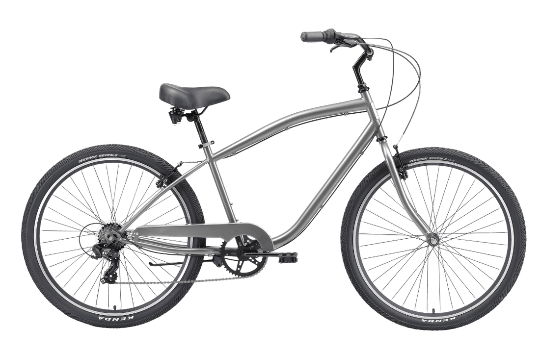 Gents Cruiser 7 speed 27.5" Vintage Bike MY24 Silver – Reid Bikes