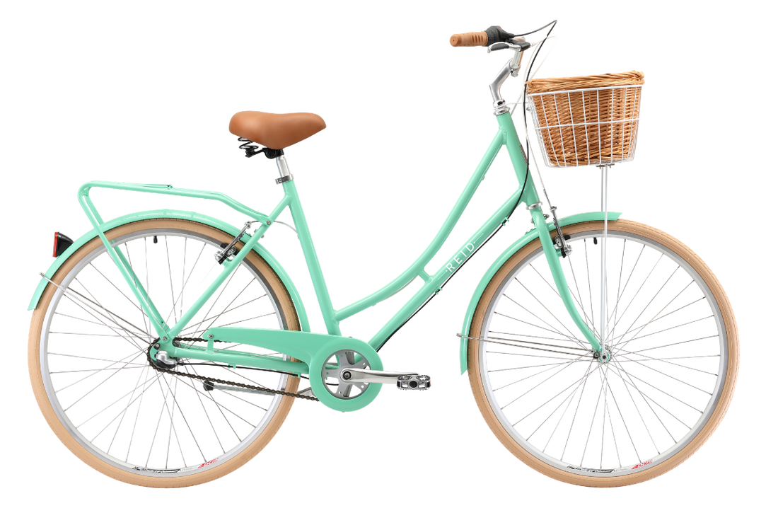 Ladies Deluxe 3-Speed Vintage Bike Mint Green – Reid Bikes