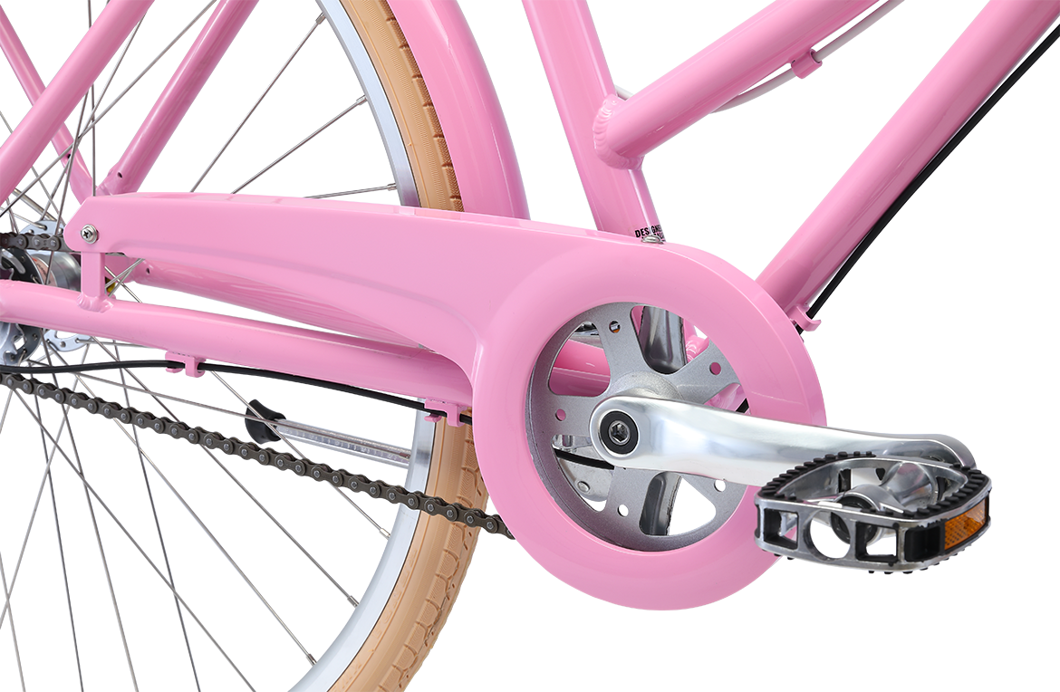 Ladies Deluxe 3-Speed Vintage Bike Pink – Reid Bikes